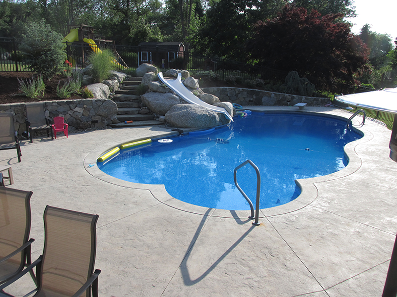 Mancini Pool Decks Stamped Concrete Patios CT | Swimming Pool Deck ...